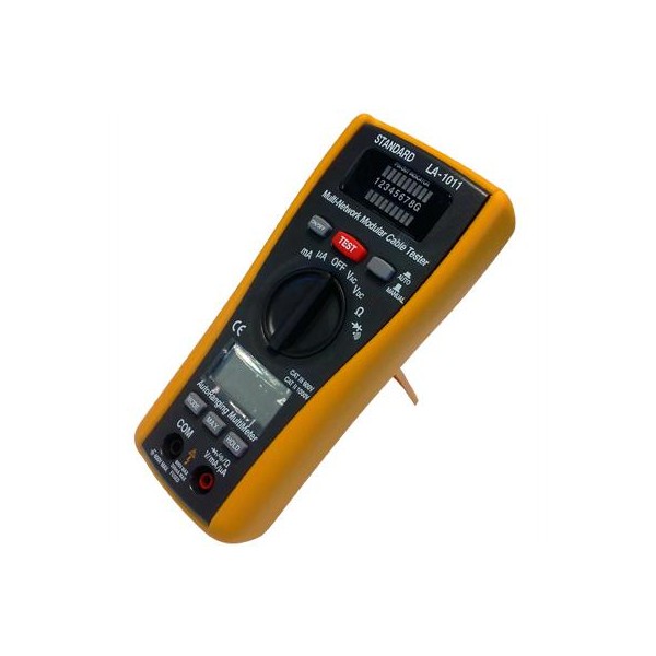 Multímetro Digital c/ Testador Rede RJ45 - 20Mohm